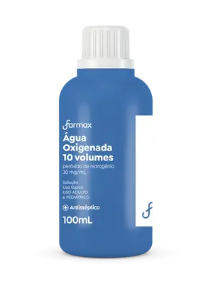 Agua oxigena vol 10 Antisseptico Farmax 100ml – By Brazil